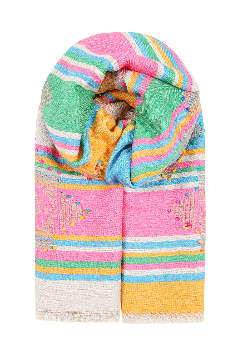 Fiesta Striped Scarf – LOVED by Da