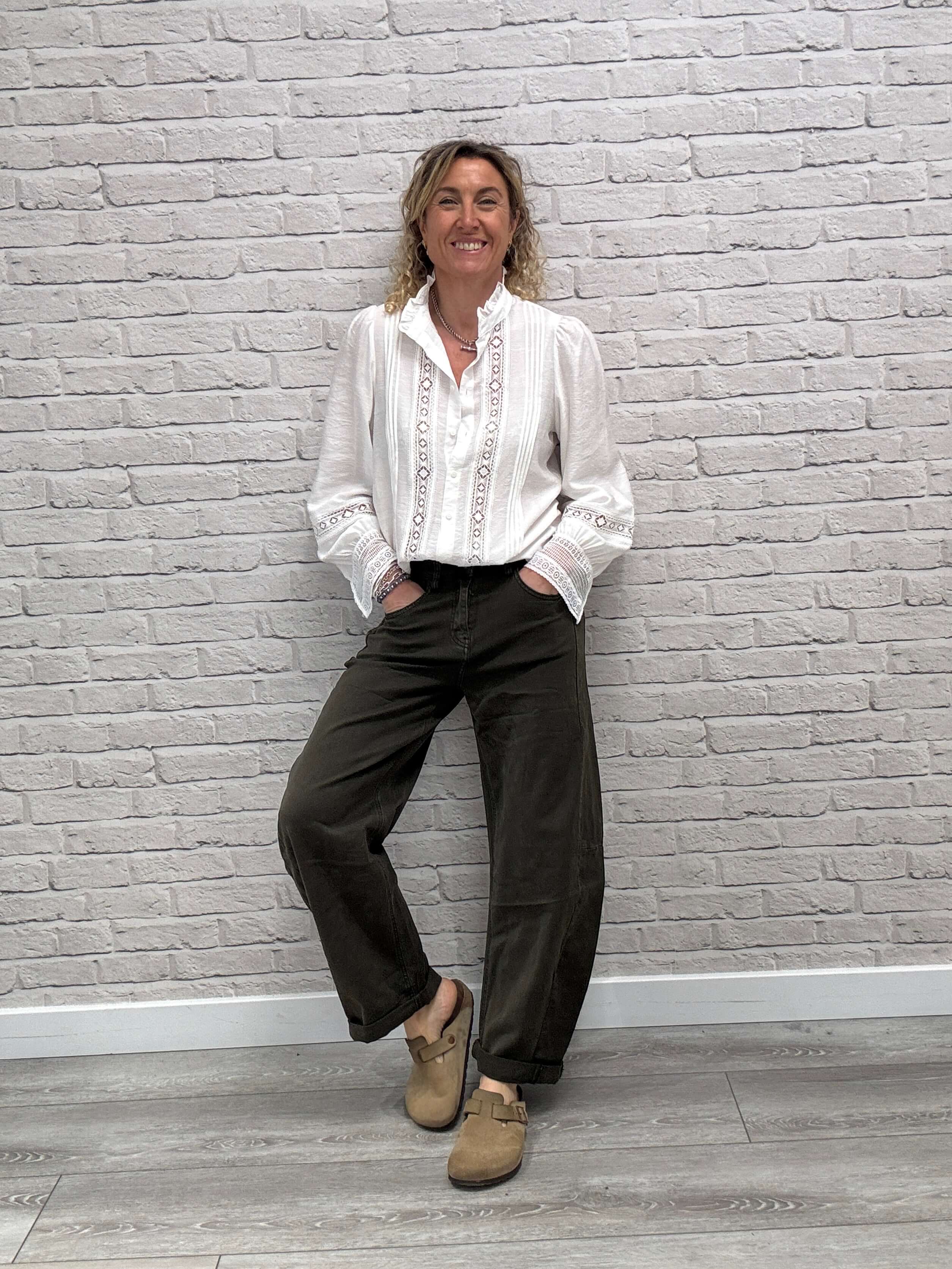 Carnaby Barrel Jeans | Dark Khaki (WINTER WEIGHT) – LOVED by Da